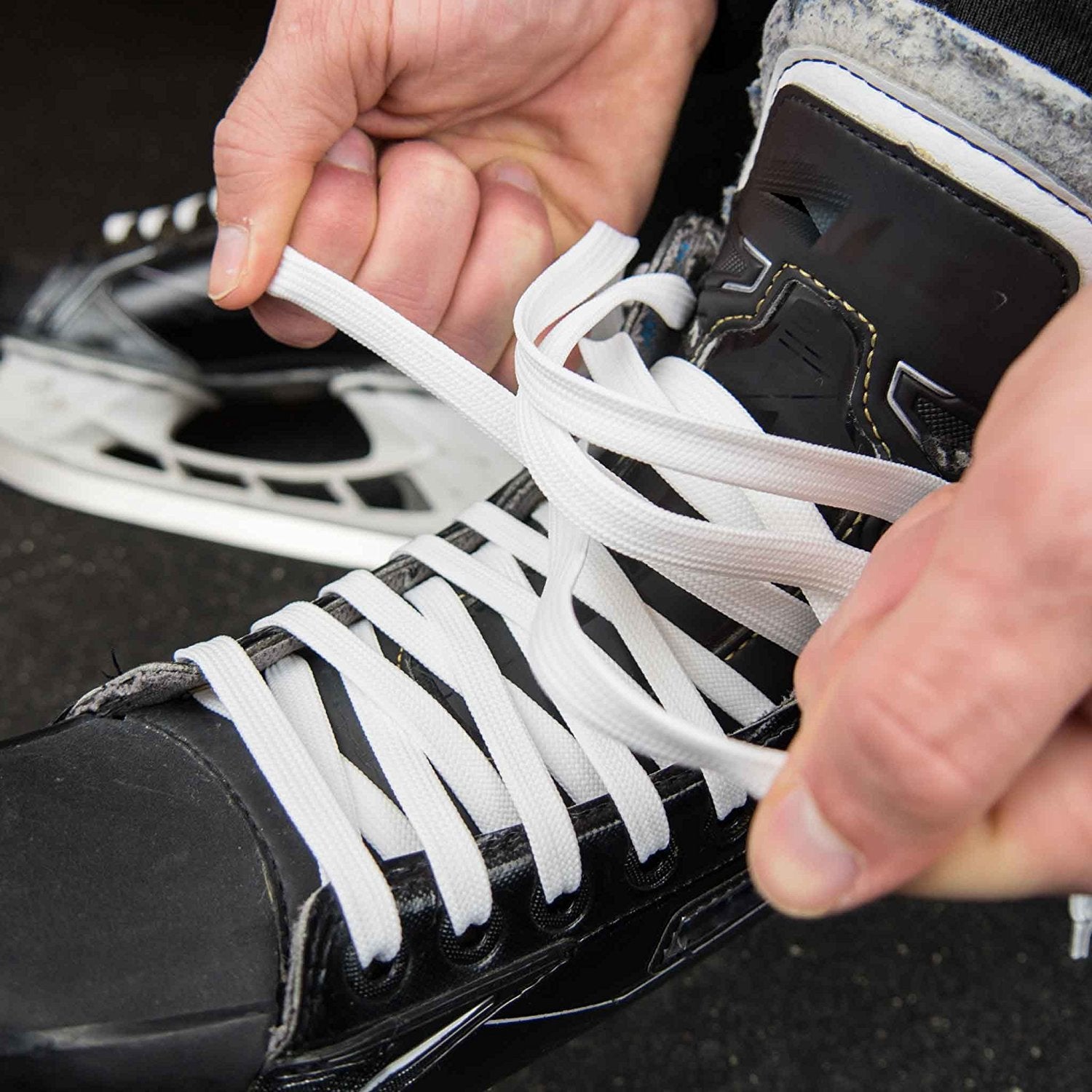HOCKEY REFEREE LACES - ZEBRASCLUB – Zebrasclub